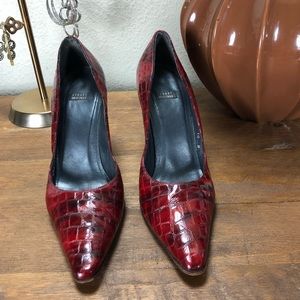 Stuart Weitzman | Shoes | Stuart Weitzman Red Patent Leather Stiletto ...